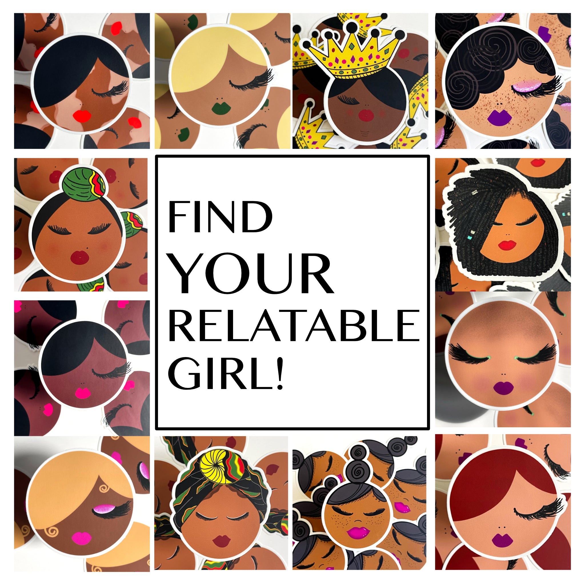 RELATABLE BEAUTY & FASHION STICKERS – Sparkle Blu