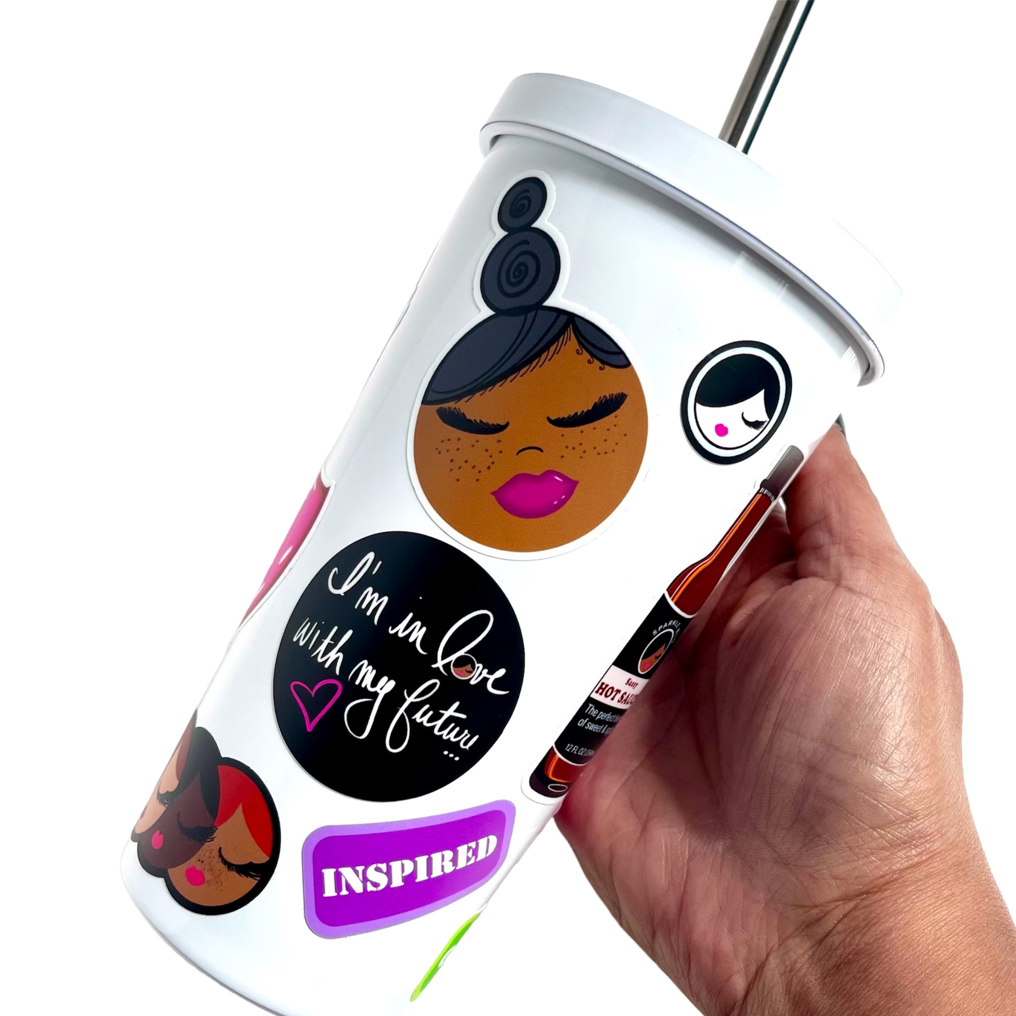 Waterproof Women Stickers | Stylish & Relatable Designs – Sparkle Blu